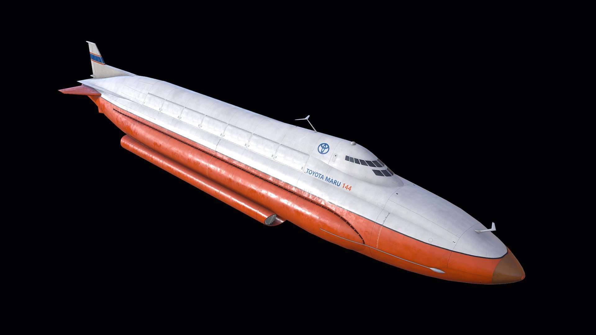 MHD Drive-Powered cargo Submarine - OPEN3DSEA