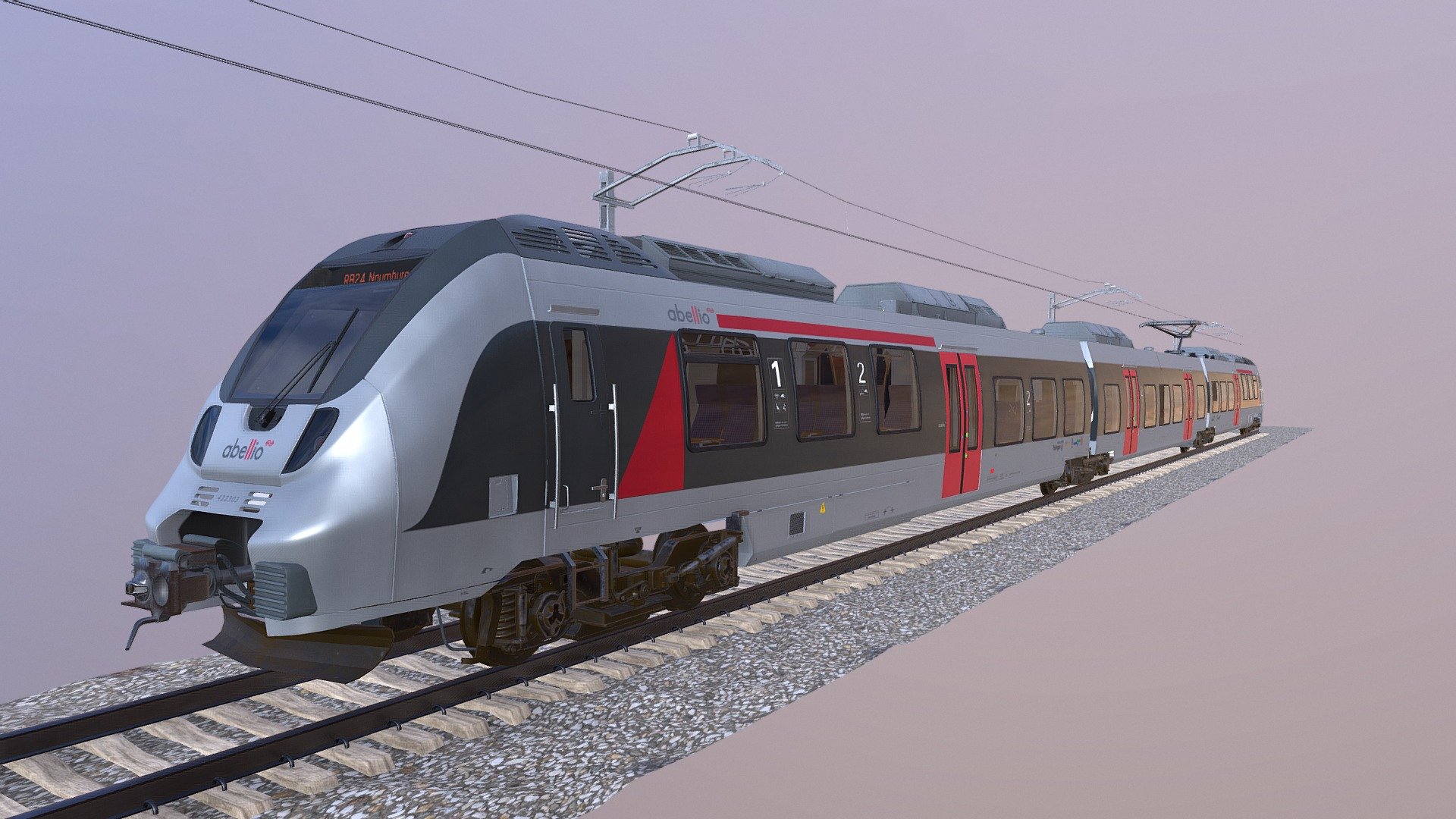 Bombardier TALENT 2 Train Abelio - OPEN3DSEA