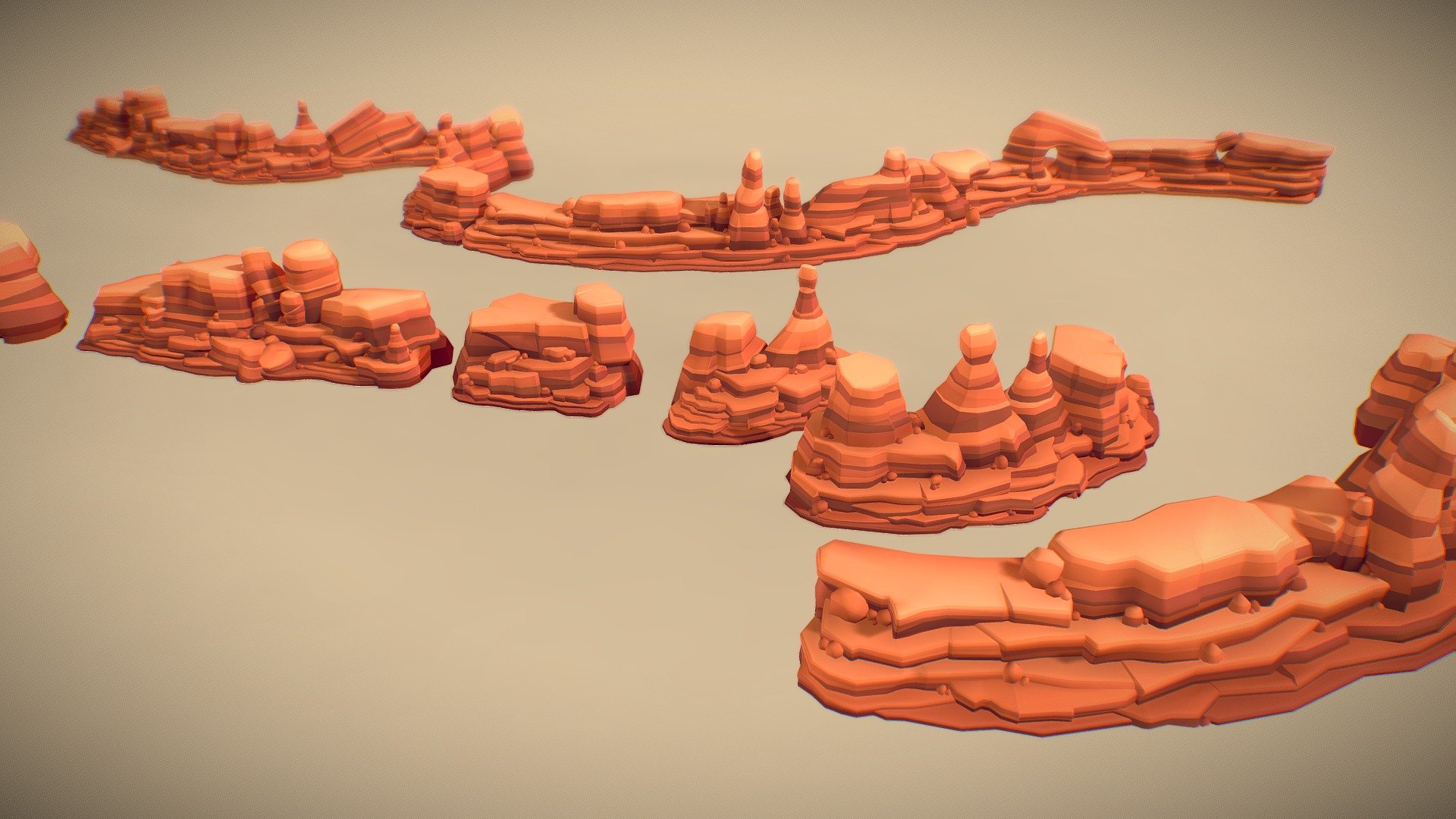 Canyon Wall - Preview - OPEN3DSEA