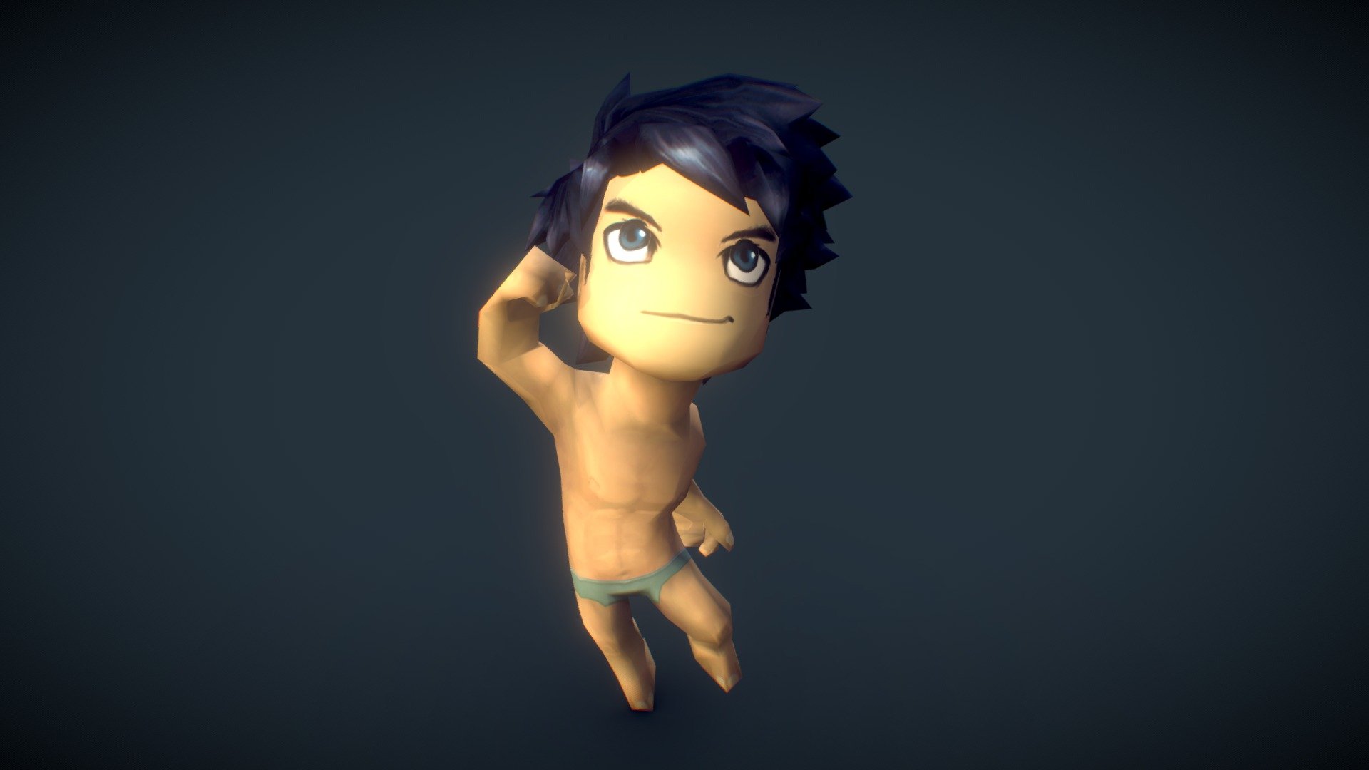 Chibi Guy Base Model - OPEN3DSEA