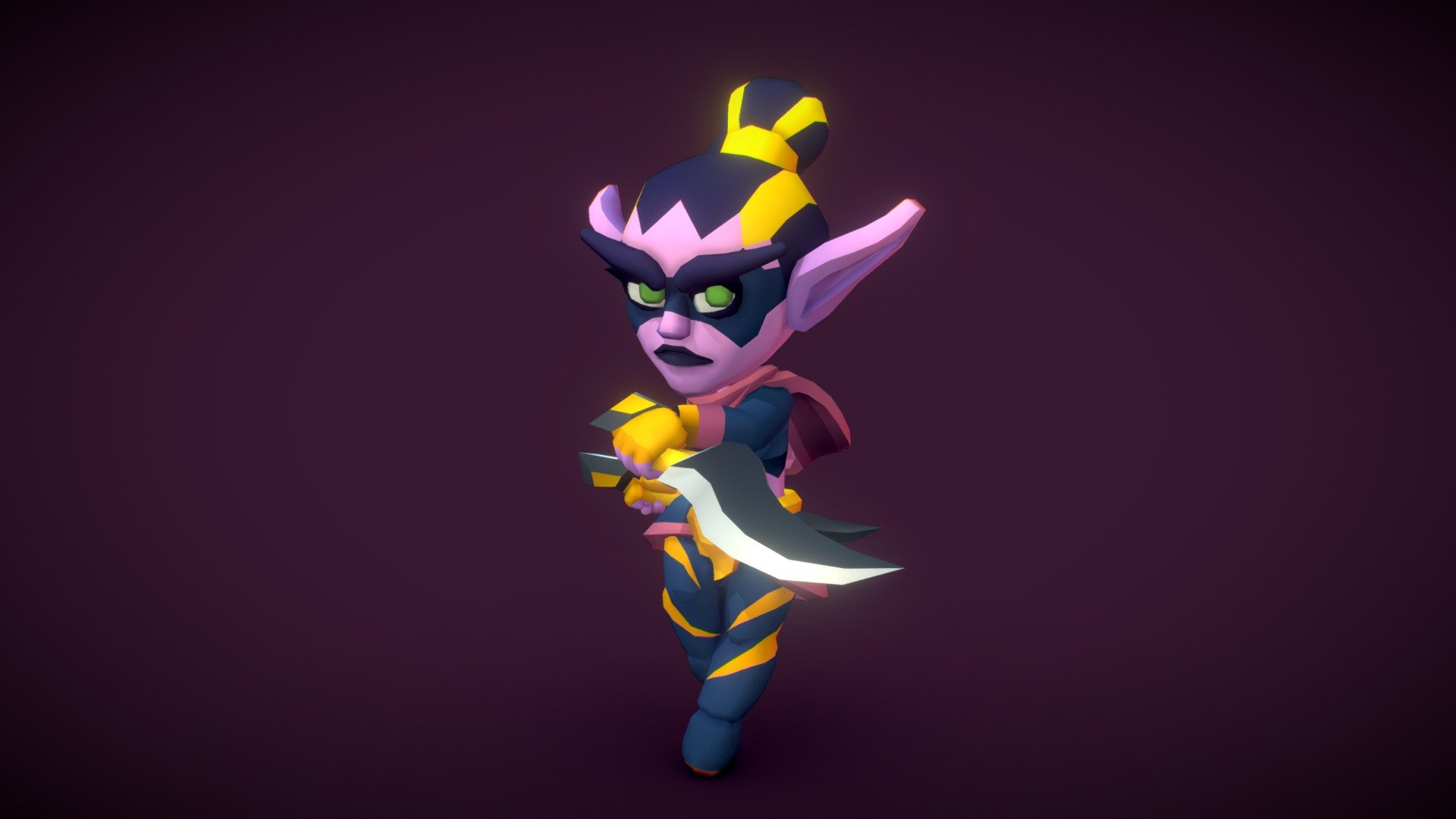 Elven Assassin - Proto Series - OPEN3DSEA