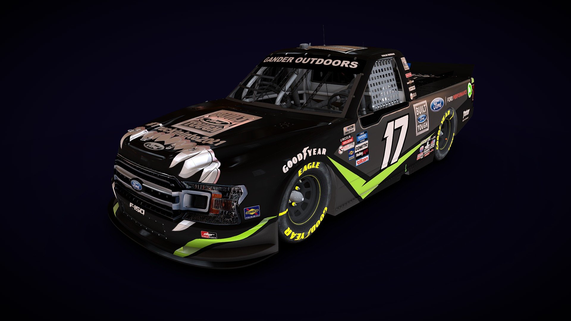 Ford F150 NASCAR TRUCK CWS 2020 - OPEN3DSEA