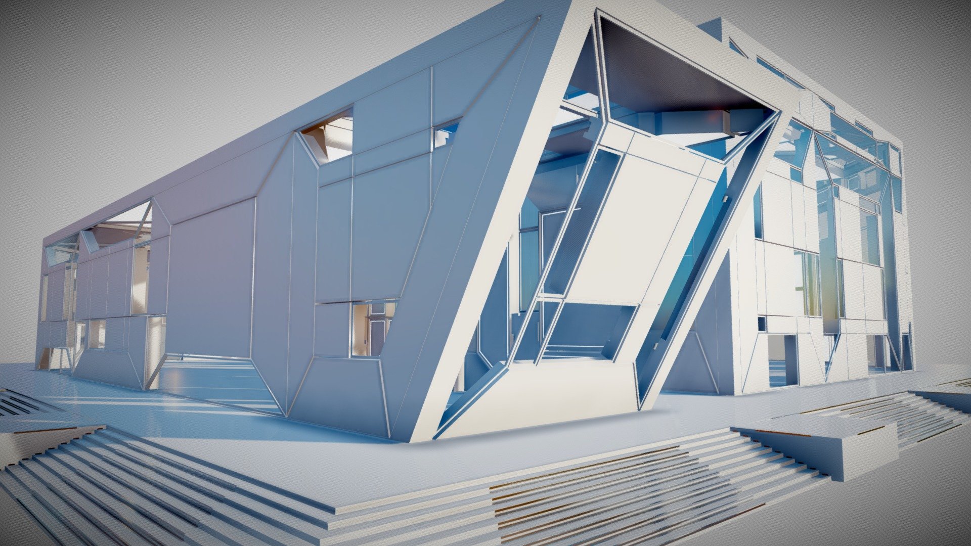 Futuristic Interior 4019 - OPEN3DSEA