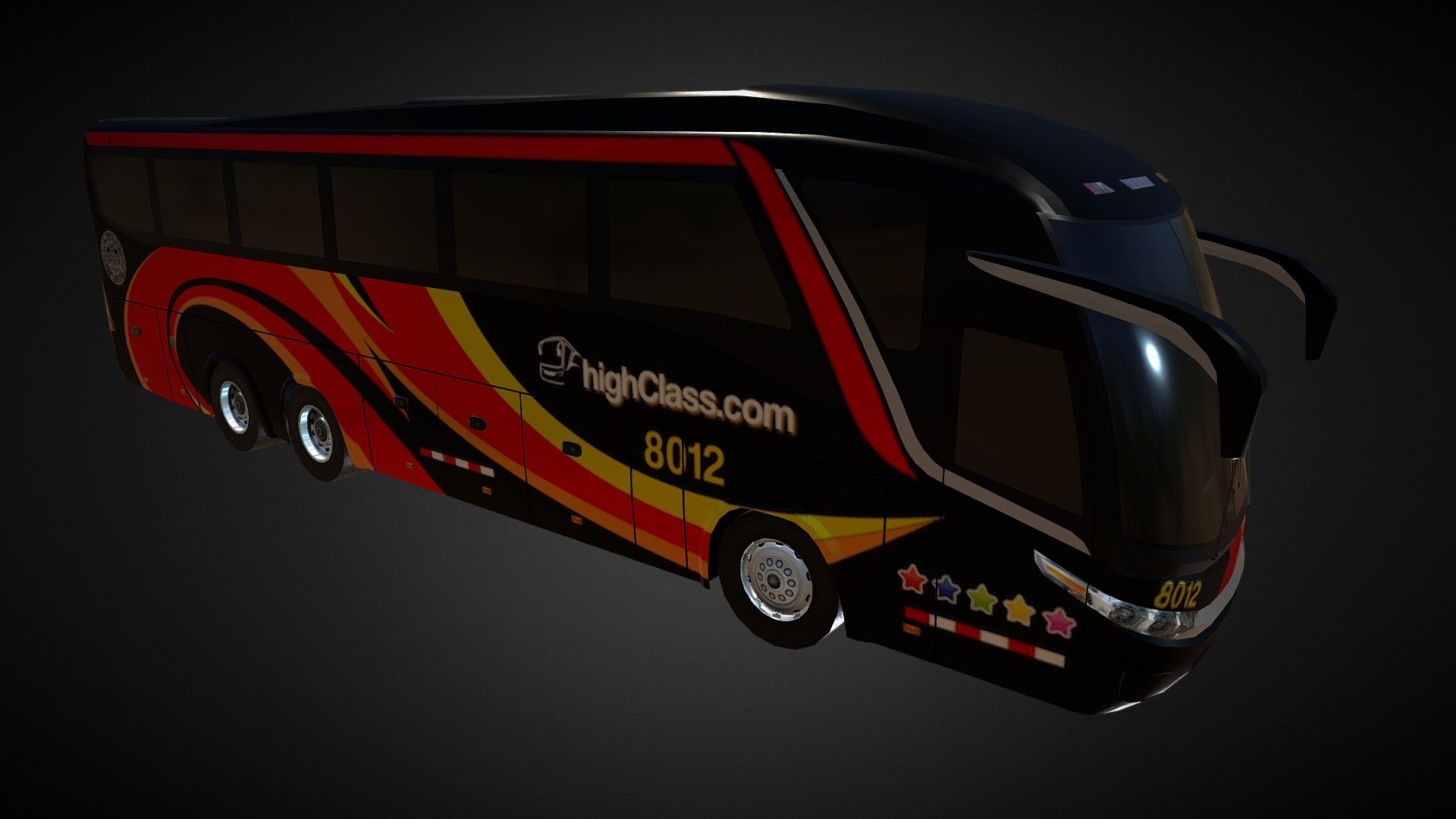 Highway Bus - OPEN3DSEA