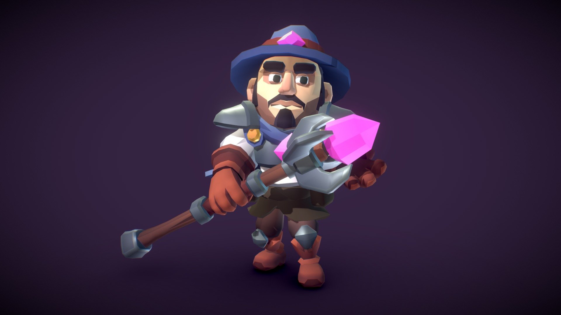 Human Mage - Proto Series - OPEN3DSEA