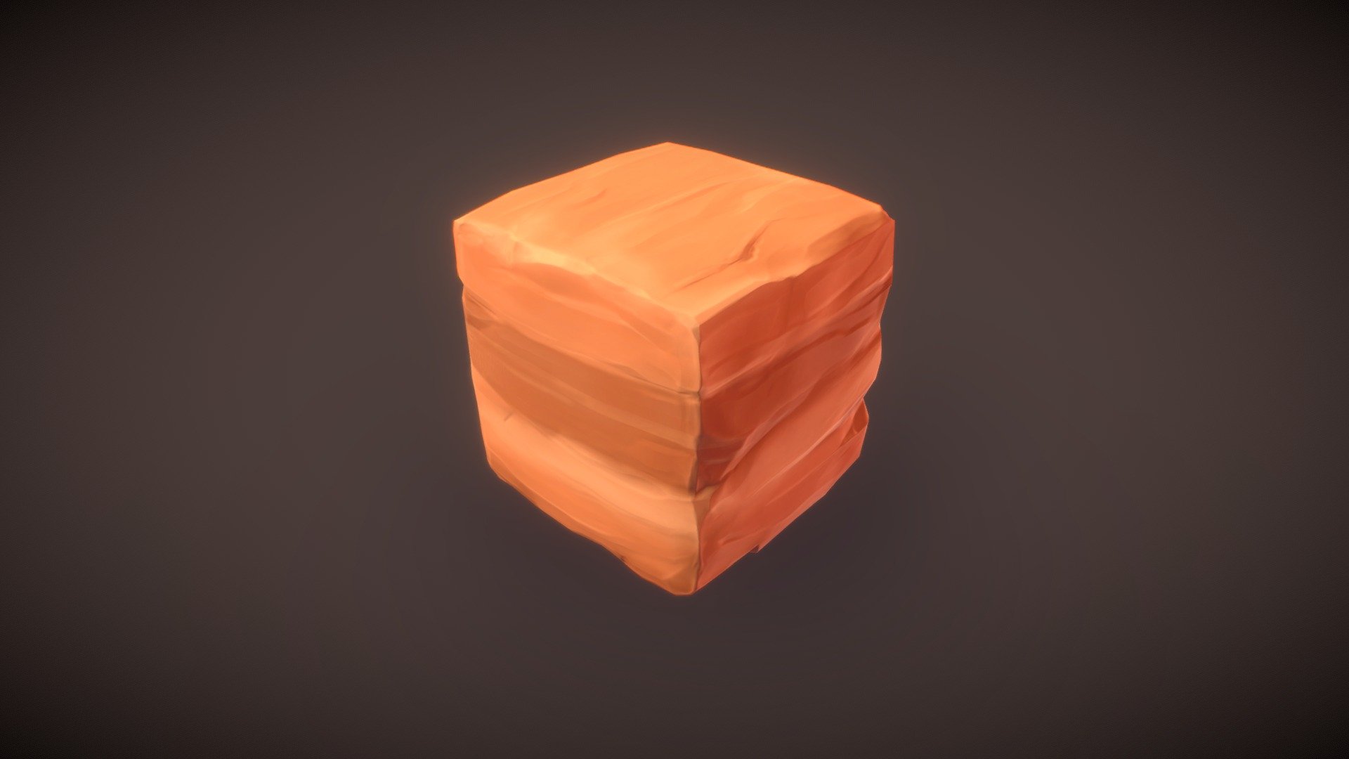 Sandstone Cube - PBR Hand Painted Series - OPEN3DSEA