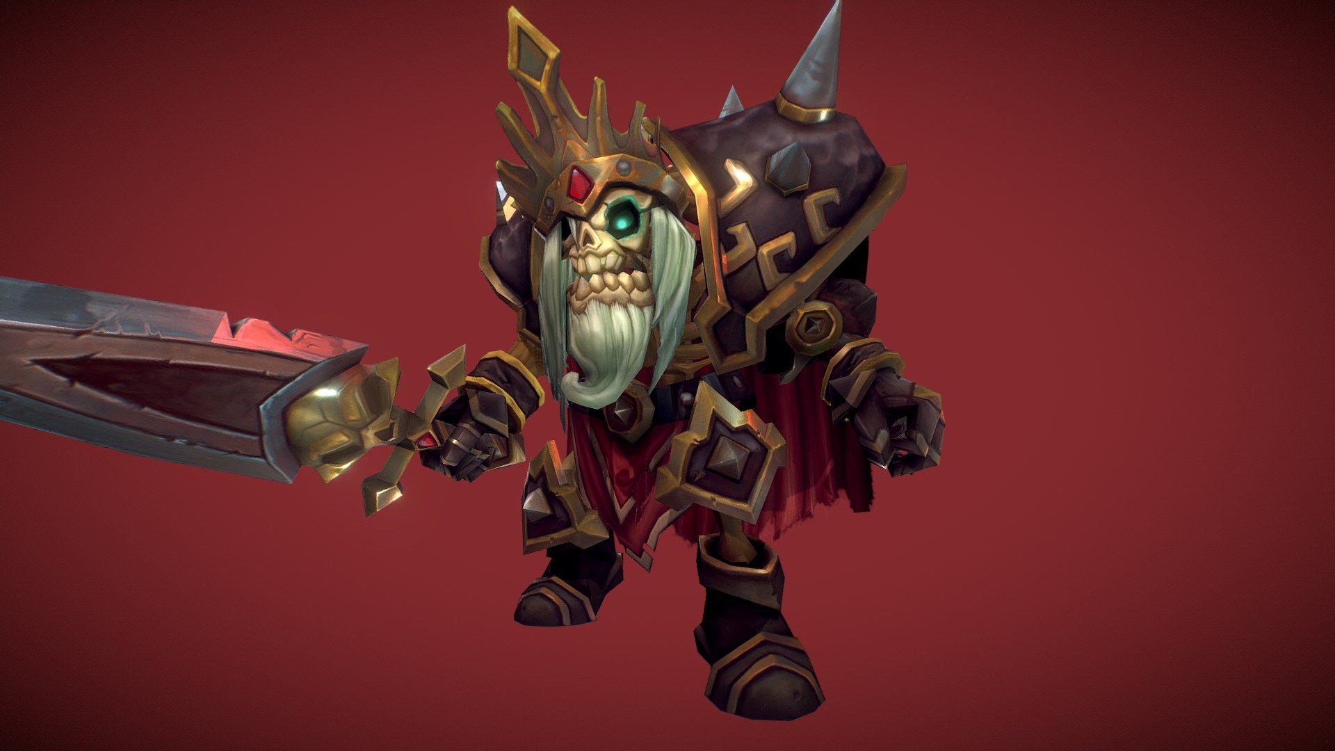 skeleton king - OPEN3DSEA