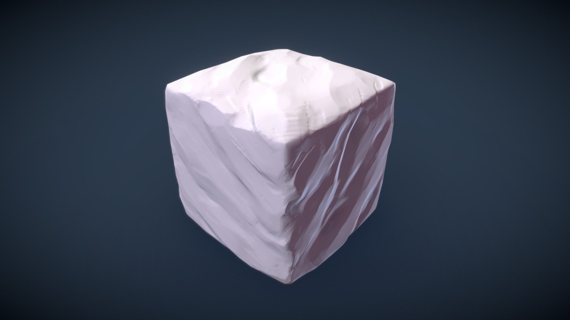 Snow Cube - PBR Hand Painted Series 3D Model Download - Game Ready ...