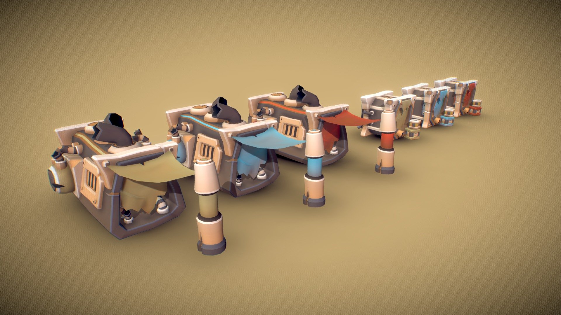 Tent - Preview - OPEN3DSEA