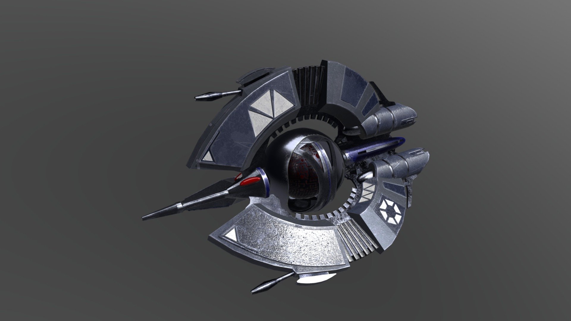 Tri-Droid Fighter - OPEN3DSEA